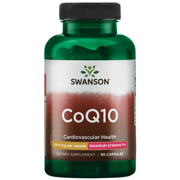 Swanson CoQ10 Capsules, 200 mg, 90 Count - Walmart.com
