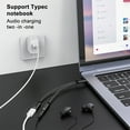 Chicmine Audio Adapter Cable 2-in-1 PD 60W Fast Charging DAC Decoding ...