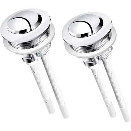 38mm Toilet Flush Push Button, Universal Double Round Head Flush Button ...