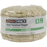 1/4" x 100' Sisal Twist Rope - Walmart.com