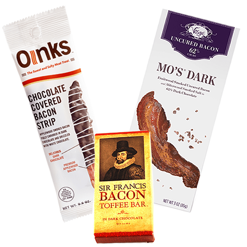 Dark Chocolate Bacon Taster Sampler Gift Pack (3pc Set) - Vosges Dark ...