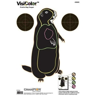 Champion VisiColor Targets, Deer, 10-Pack - Walmart.com
