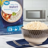 Great Value Enriched Long Grain Instant White Rice 28 oz Cooks in 5 ...