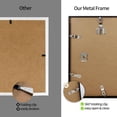 12x16 Metal Picture Frame Set of 2, 12 x 16 Aluminum Photo Frames with ...
