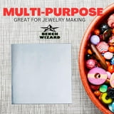 BENCH WIZARD 2.45" Steel Bench Block Durable Surface for Stamping ...