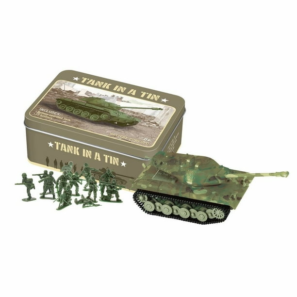 Children's Mini Electric Toy Tank In A Vintage-Style Tin Box - Walmart.com