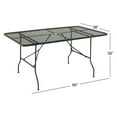 Adorable Metal Folding Outdoor Table - Walmart.com