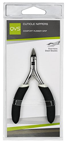 QVS Cuticle Nippers Rubber Grip - Walmart.com - Walmart.com