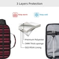 Crossbody Lunch Bag 10.2×7.5 In The Top Has A Handle Strap For Easy ...