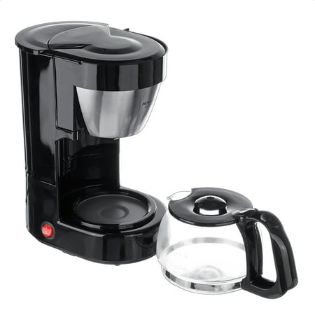 6 Cup 600W Electric Drip Coffee Maker Espresso Moka Latte Coffee ...