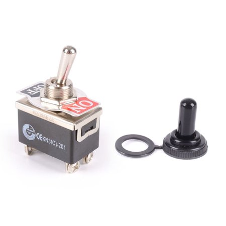 Toggle Switch Flick ON/OFF SPST Toggle Switch Metal Lever Car Dash ...