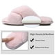 LORDFON Open Toe Cross Band Womens House Slippers Fluffy Indoor Slip On Slippers - Walmart.com