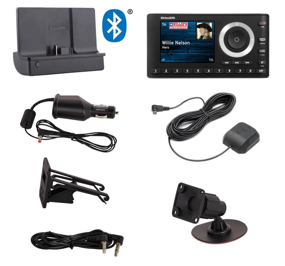 SiriusXM onyX Plus Receiver with Bluetooth Car Kit and USB Power Cable ...