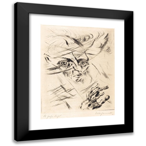 Walter Gramatté 19x24 Black Modern Framed Museum Art Print Titled - Die ...