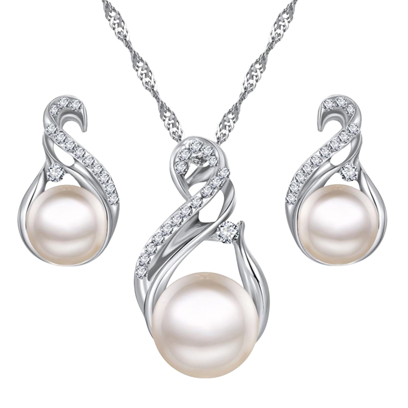 Click here for Zhefengff Necklaces & Pendants Pearl Jewelry Set F... prices