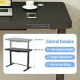 Urban Deco Electric Height Adjustable Standing Desk, Sit Stand Desk ...
