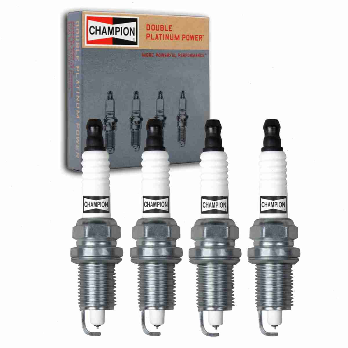 4 pc Champion Double Platinum Spark Plugs compatible with Mercedes-Benz ...
