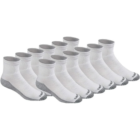 HTWW Men's Dri-tech Moisture Control Quarter Socks Multipack | Walmart ...