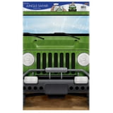 Beistle Jungle Safari Jeep Photo Prop Backdrop for Birthday Party ...