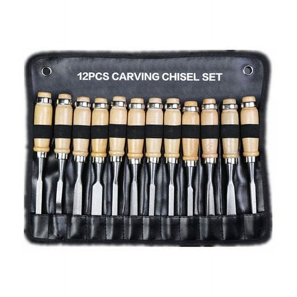 Innovator's Kit: Professional Wood Carving Chisel Set, Ergonomic Handle ...