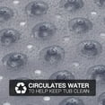 Bath and Shower Safety Mats 40x16 inch, Non Slip with Suction Cups for ...