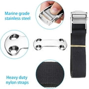 22 Pieces Universal Cooler Tie-Down Kit Cam Buckle Lashing Strap ...