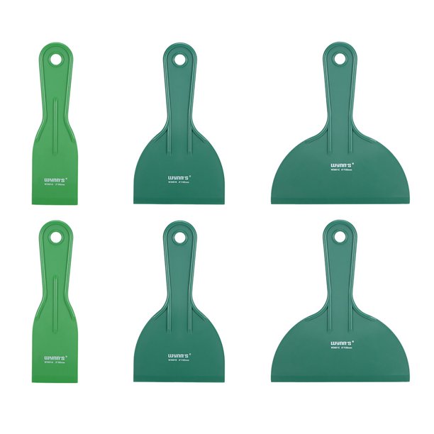 Putty Taping Paint Scraper 2 4 6 Inches Plastic Tool for Wall Floor ...