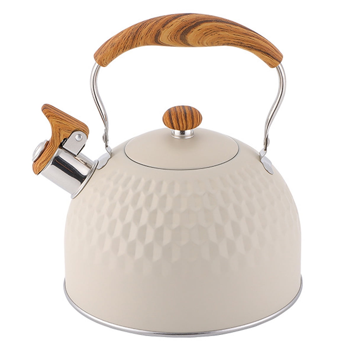 Tetera, Tetera con silbido de 2,5 litros, Teteras para estufa de acero ...