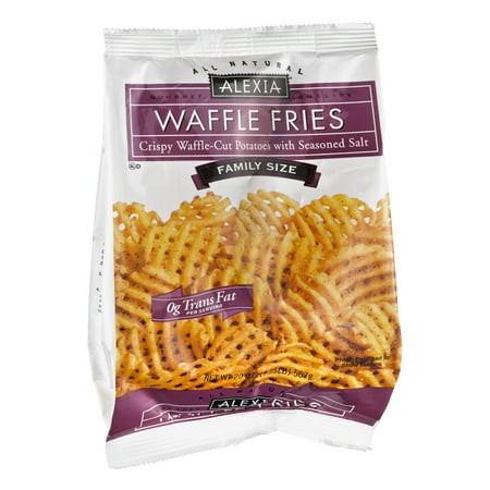 Alexia All Natural Seasoned Waffle Cut Fries 20 oz. Bag - Walmart.com