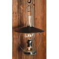 Lehman's Hanging Clear Oil Lamp with Top Reflector Steel Metallic Gray ...