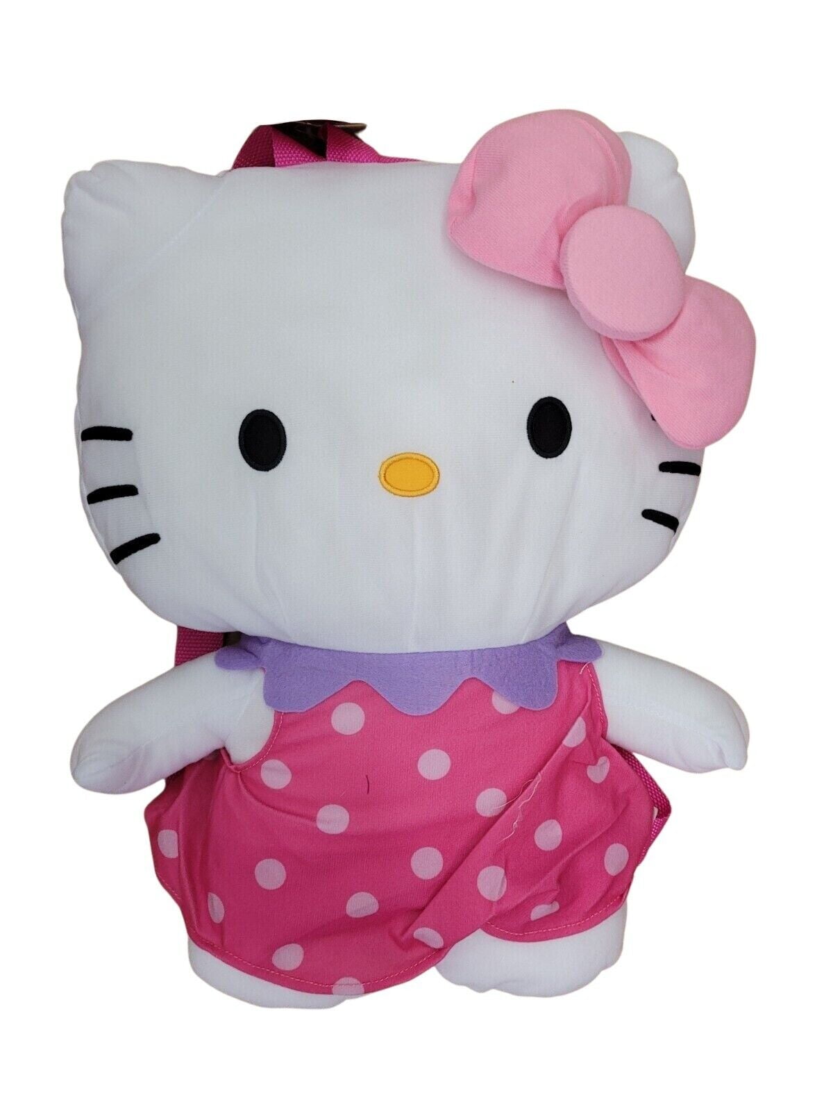 Jumbo Sanrio Hello Kitty 18 Inches Plush Backpack With Dot - Walmart.com