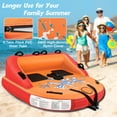 Topcobe 2 Person Water Sport Inflatable Towable Tubes for Boating ...