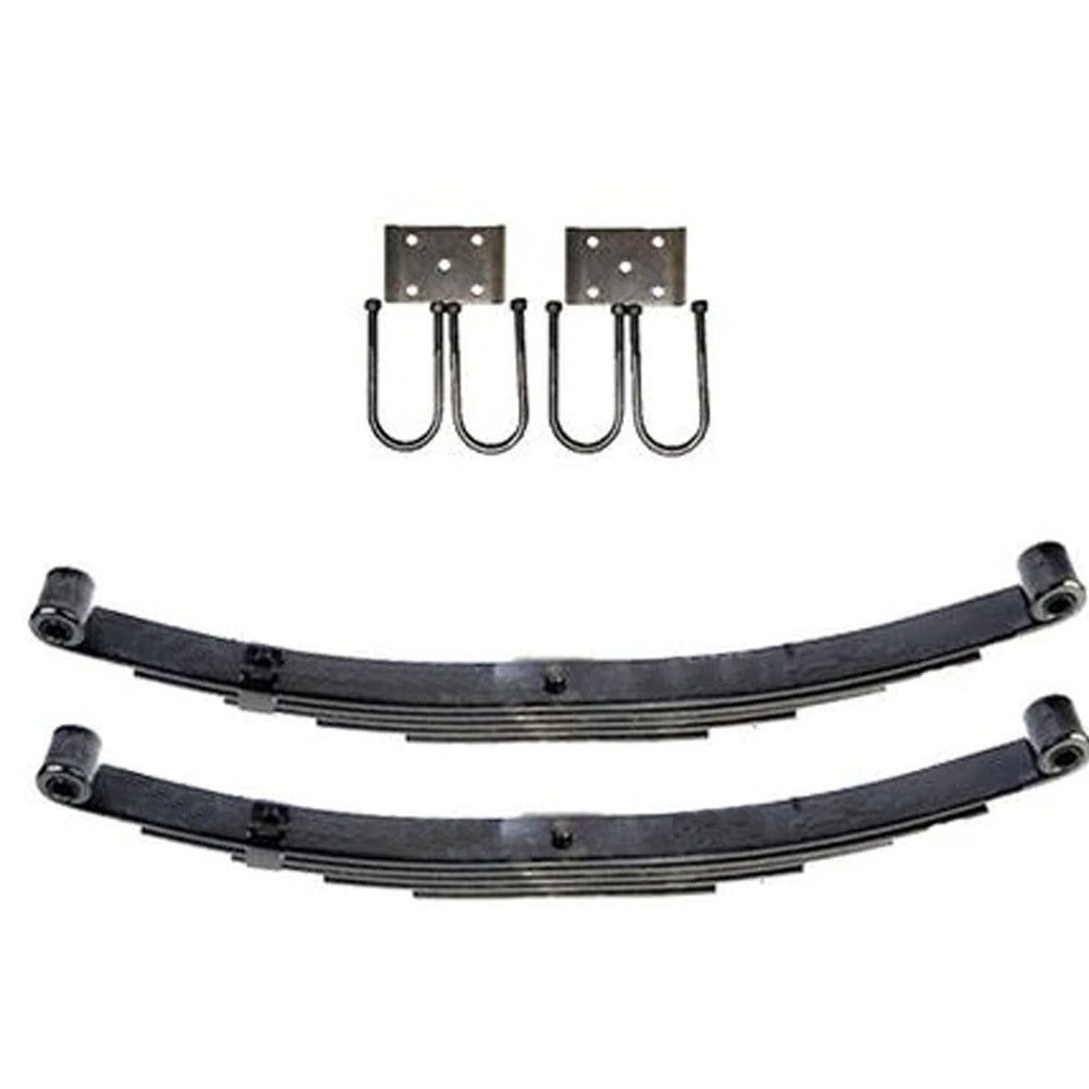 Trailer 6 Leaf Double Eye Spring Suspension Kit for 3" Tube 7000 lb ...