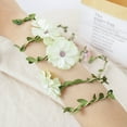 KUNPENG Flower Arm Wraps, Forest Wreath Beautiful Simulation Flower ...