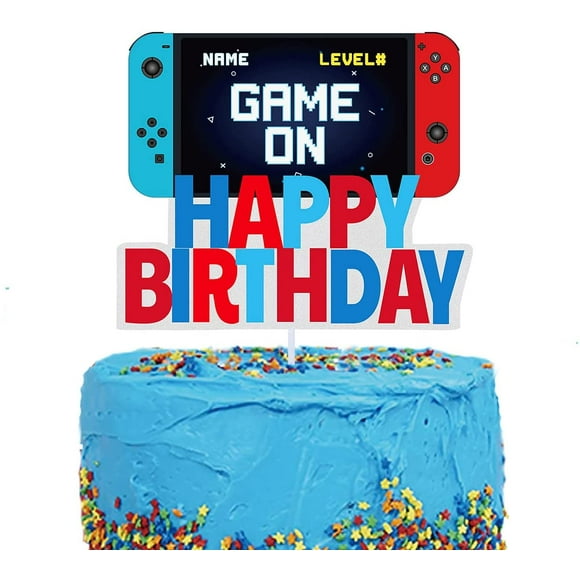 Video Game Birthday Cakes