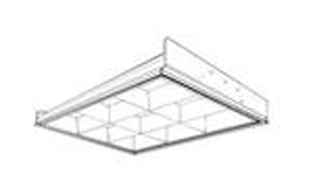 Lithonia Lighting 2PM3N-G-B-2-U316-9LD-MVOLT-ACNP 2' x 2' Parabolic Fixture - Walmart.com