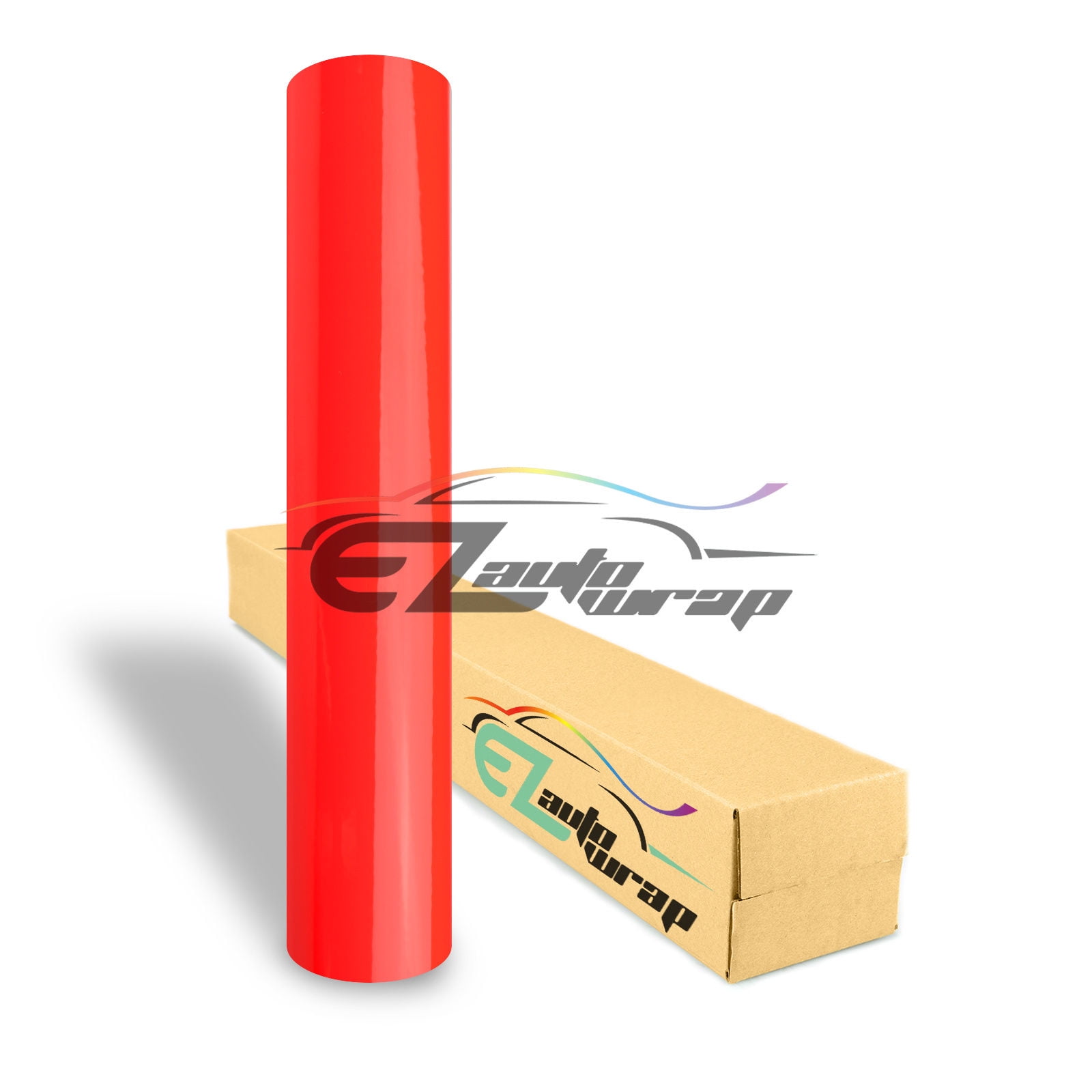 Fluorescent Orange Red Vinyl Self Adhesive Die Cut Decal Plotter Sign ...
