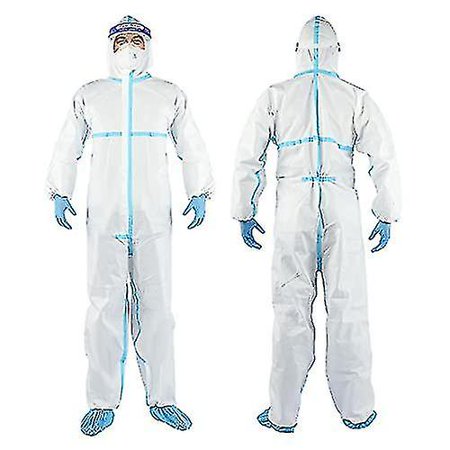 Ranger Full Coverage Disposable Protective Suit Hazmat Suits, Heavy ...
