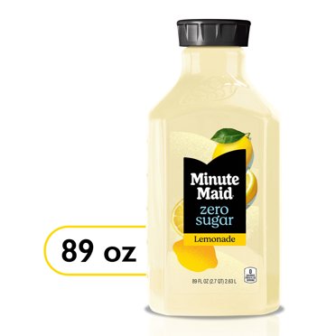 Minute Maid Zero Sugar, Low-Calorie Lemonade Fruit Juice, Diet Drink ...