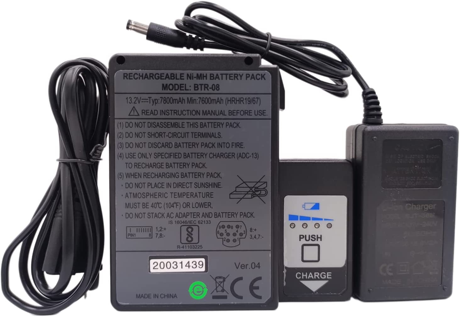 Fujikura Fusion Splicer FSM-60S BTR-08 Battery Pack 13.2V Fujikura Fusion Splicer FSM-60S BTR-08 Battery Pack 13.2V