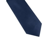 George Men's Slim Width Textured Herringbone Solid Necktie, 100% ...