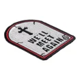 We'll Meet Again Cross Gravestone Patch, Death Patches - Walmart.com