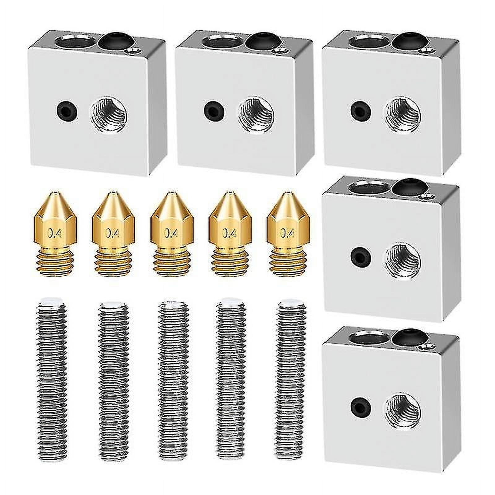 Extruder Nozzle And Heater Blocks Hotend For Mk8 Makerbot Anet A8 3d ...