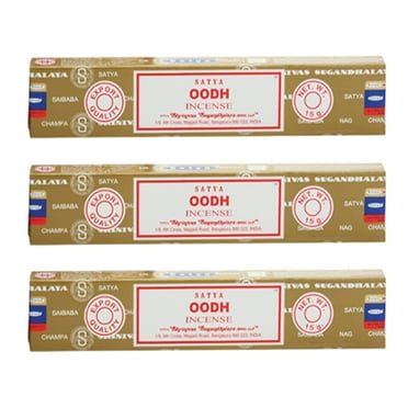 Satya 3 Pack of Nag Champa Incense Sticks Original Sai Baba | Hand ...