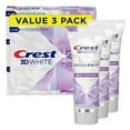 Crest 3D White Brilliance Toothpaste, Vibrant Peppermint, 3.5 oz, 3 Pack - Walmart.com
