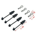 guohui 6xUpgrade Body Clip Retainer 1/10 Car Parts Accessories DIY for ...