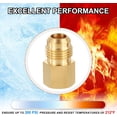 2 Pack Male to Adapters, 3/8" Flare x 1/4" MNPT Hex Nipple Pipe ...