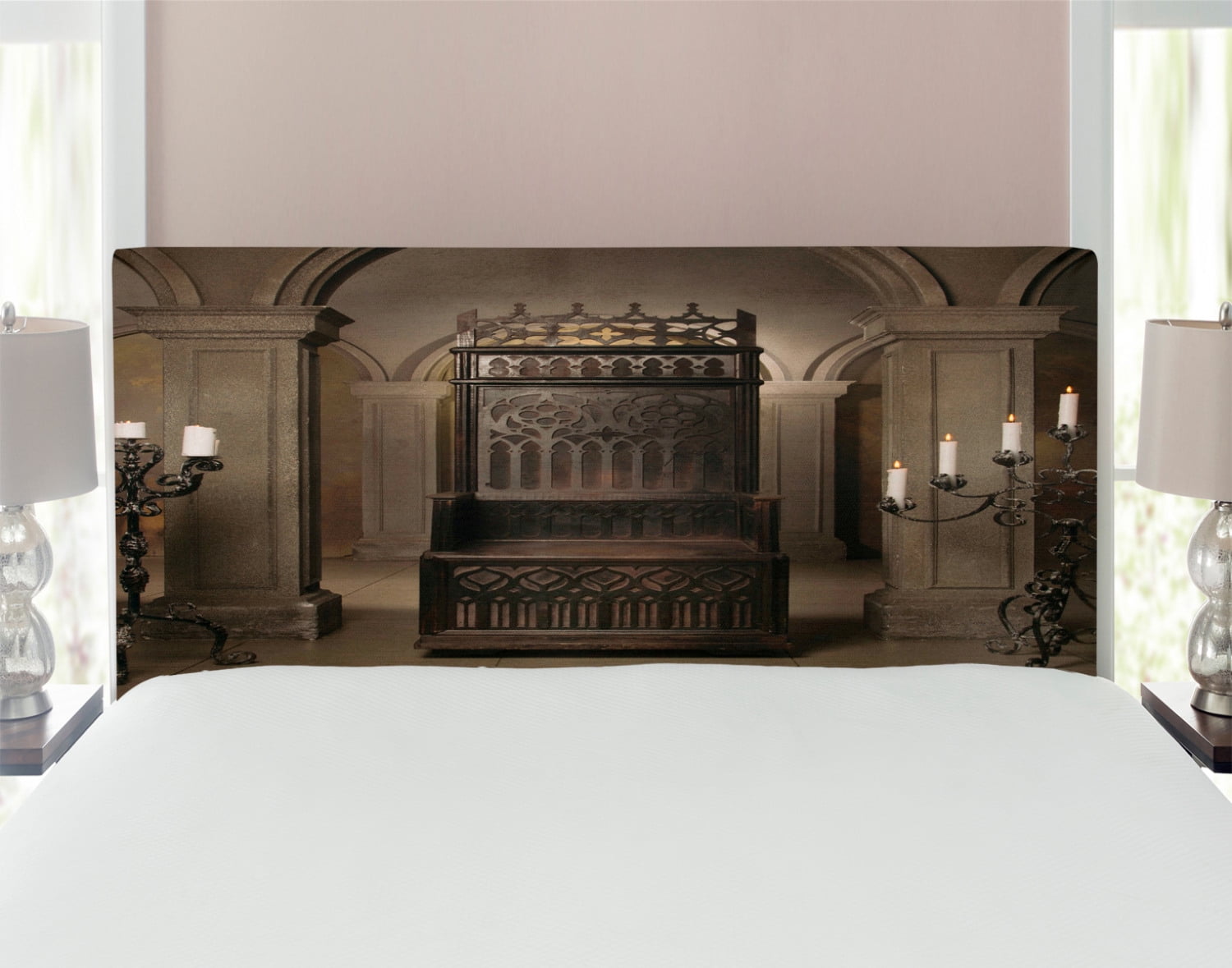 Gothic Headboard, Royal in Medieval Castle Renaissance Kingdom Heritage ...