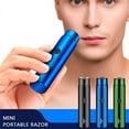 Mini Portable Electric Shaver Cordless Pocket Usb Rechargeable Mens