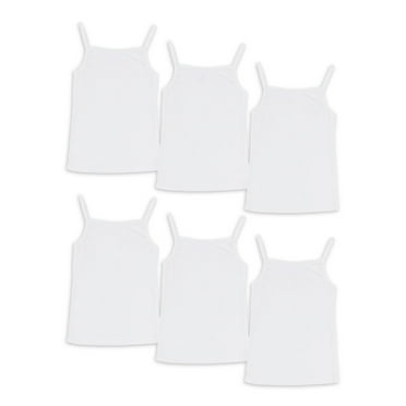 Hanes Girls Tanks, 3 Pack Cami Tanks With Shelf Bra Value Pack Sizes 6 ...